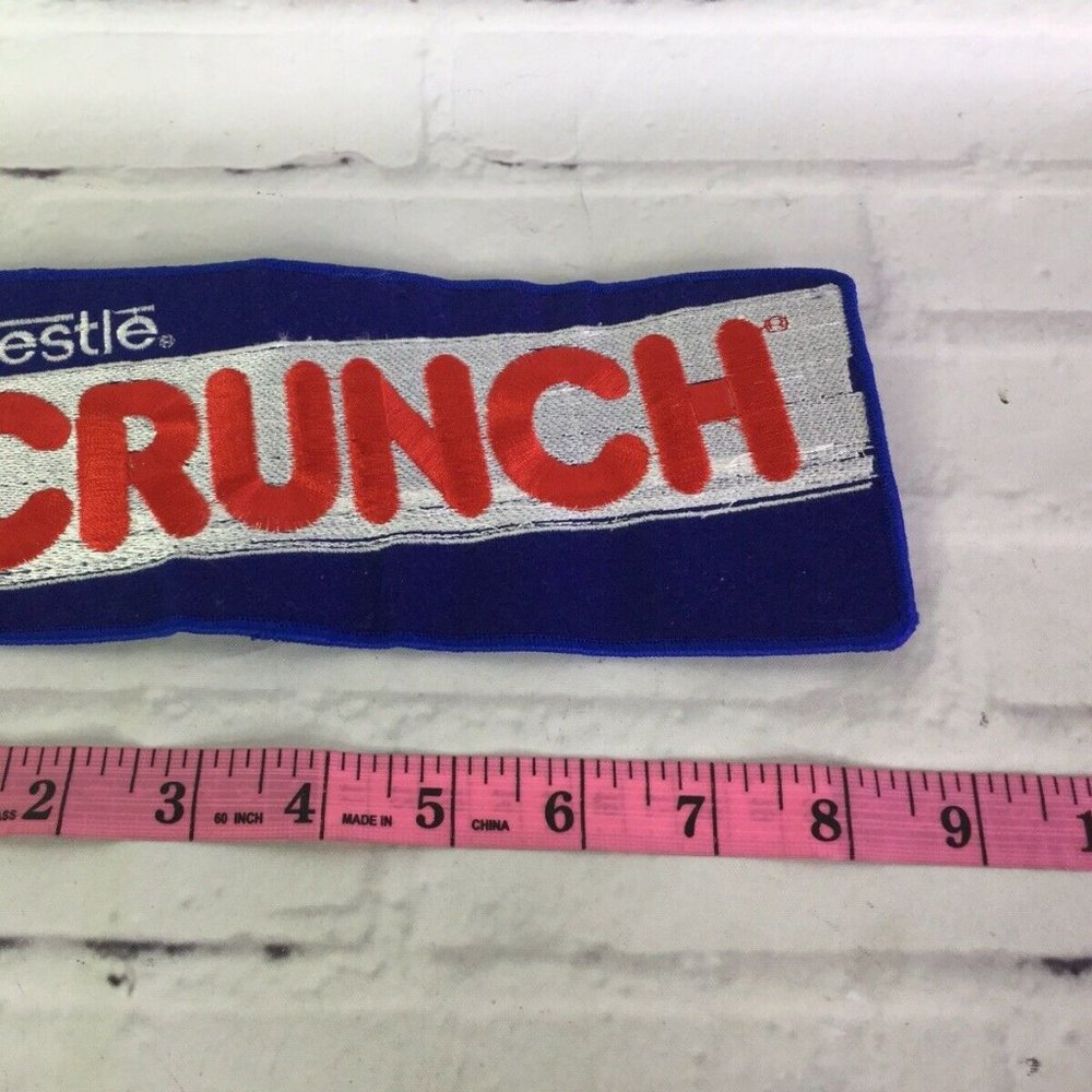 Vintage Nestle Crunch Chocolate Candy Bar Patch - Gem